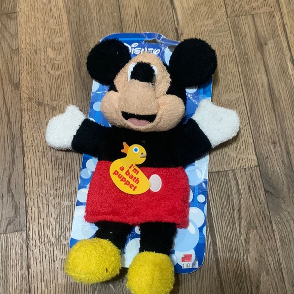 Disney | Other | Vintage Nicky Mouse Bath Puppet T | Poshmark